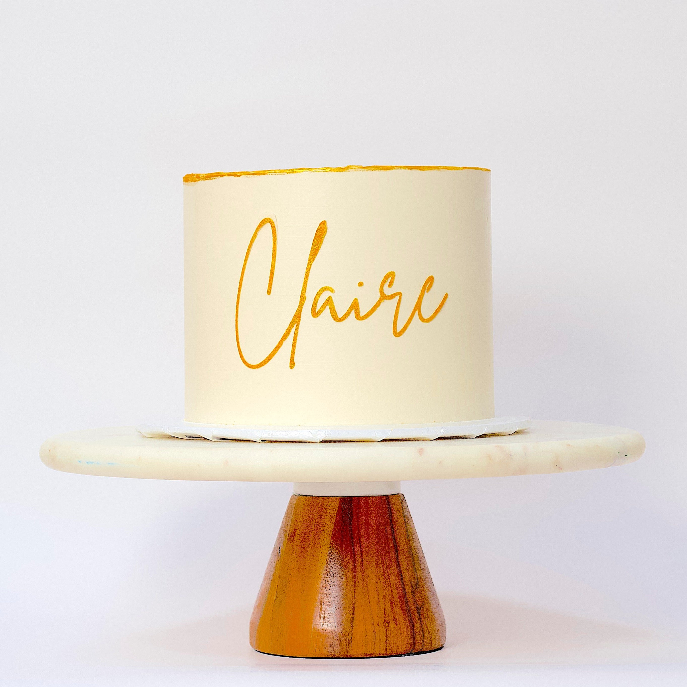 Luminous Name Cake – Made by Hand Cakes