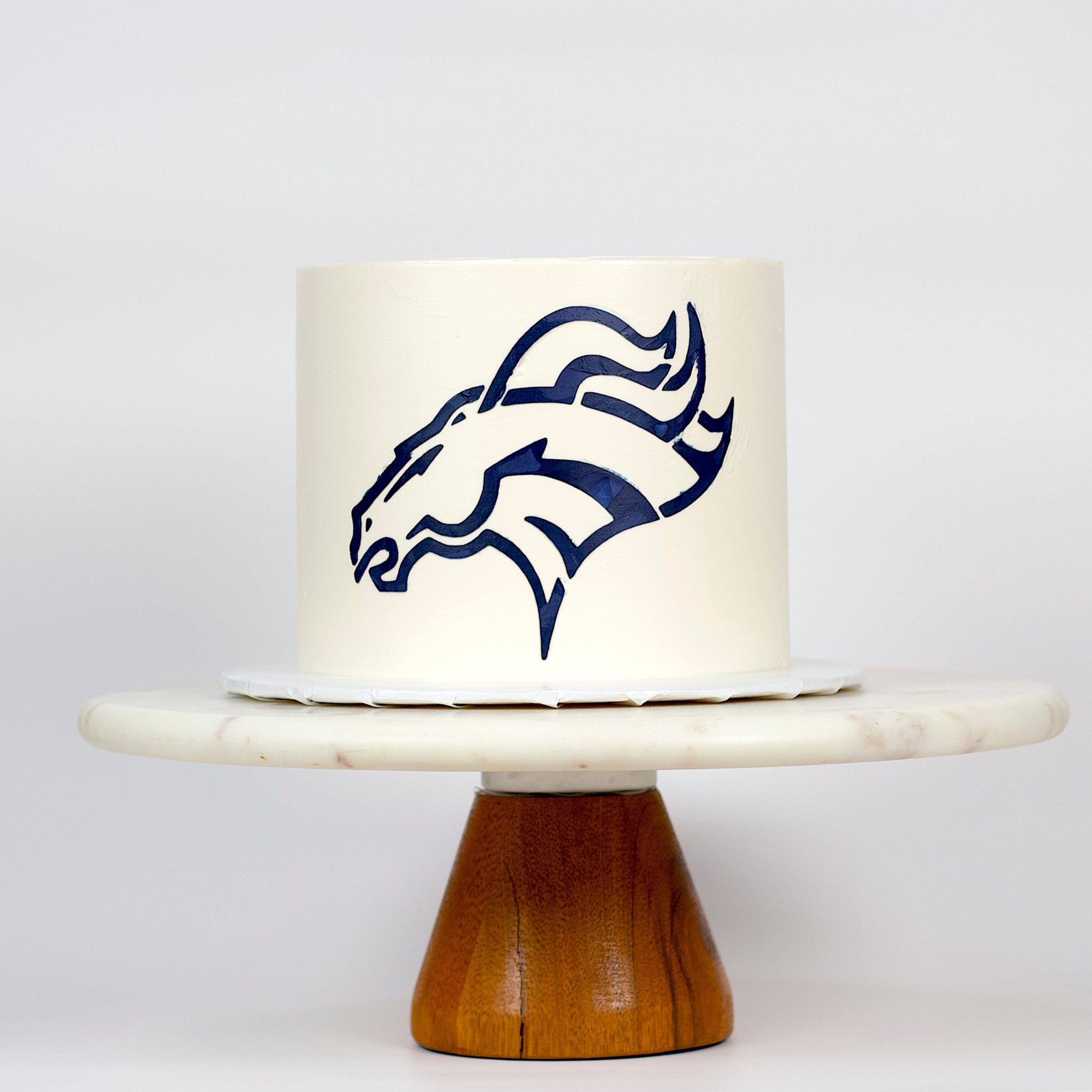 Order online: Denver Broncos birthday cake – Made by Hand Cakes